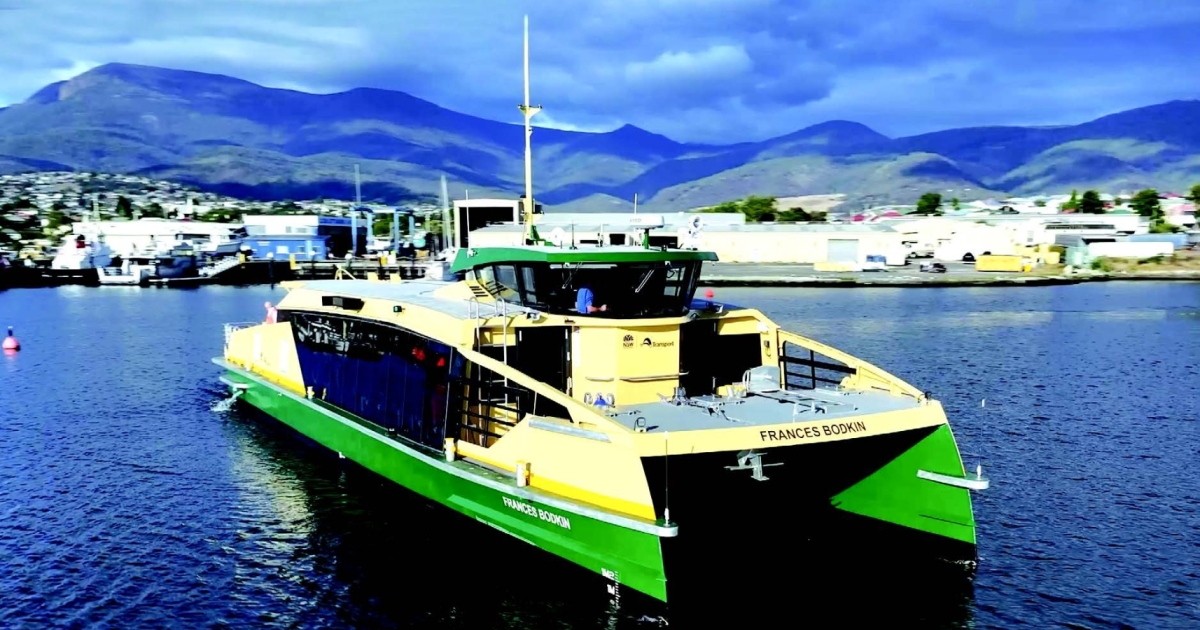 First Vessel in new fleet of next generation Parramatta River Ferries ...
