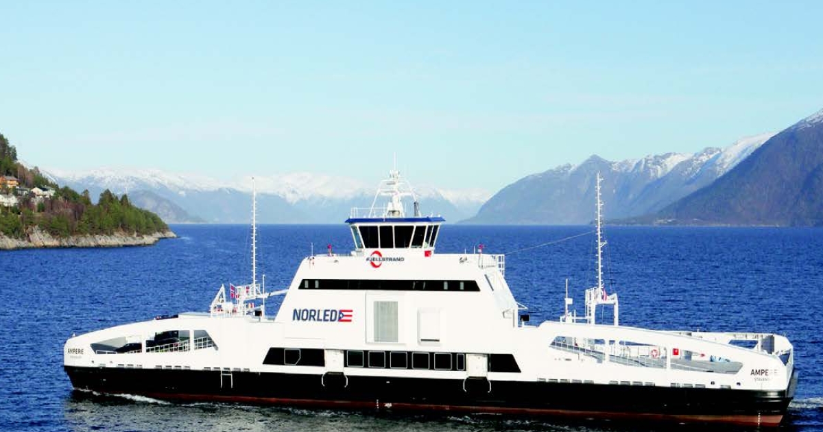 DNV GL Classed World's First Fully Electrical Ferry Ampere wins Ship ...