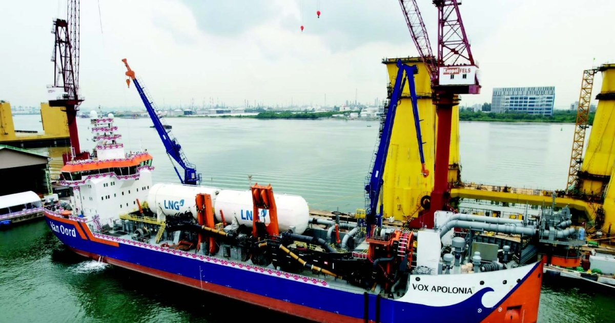 Keppel O&M delivers second of three dual-fuel dredgers to van OORD ...