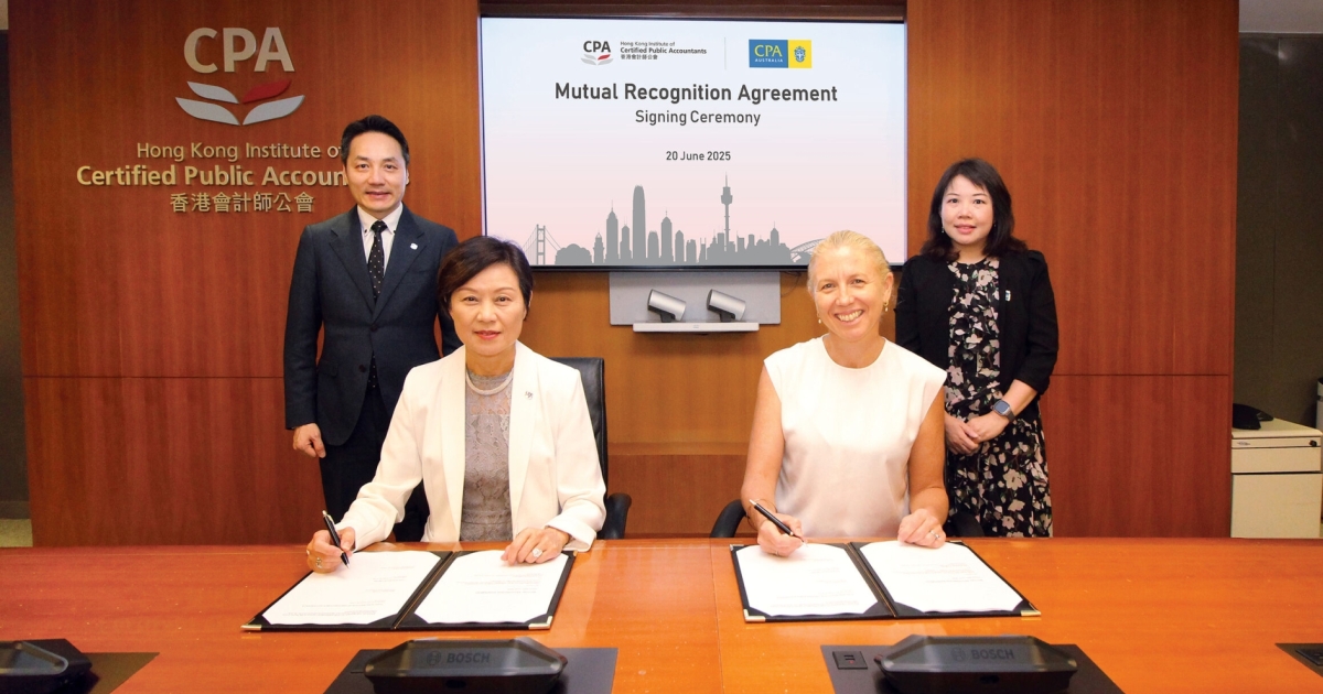 HKICPA renews Mutual Recognition Agreement with CPA Australia | Hong Kong Business