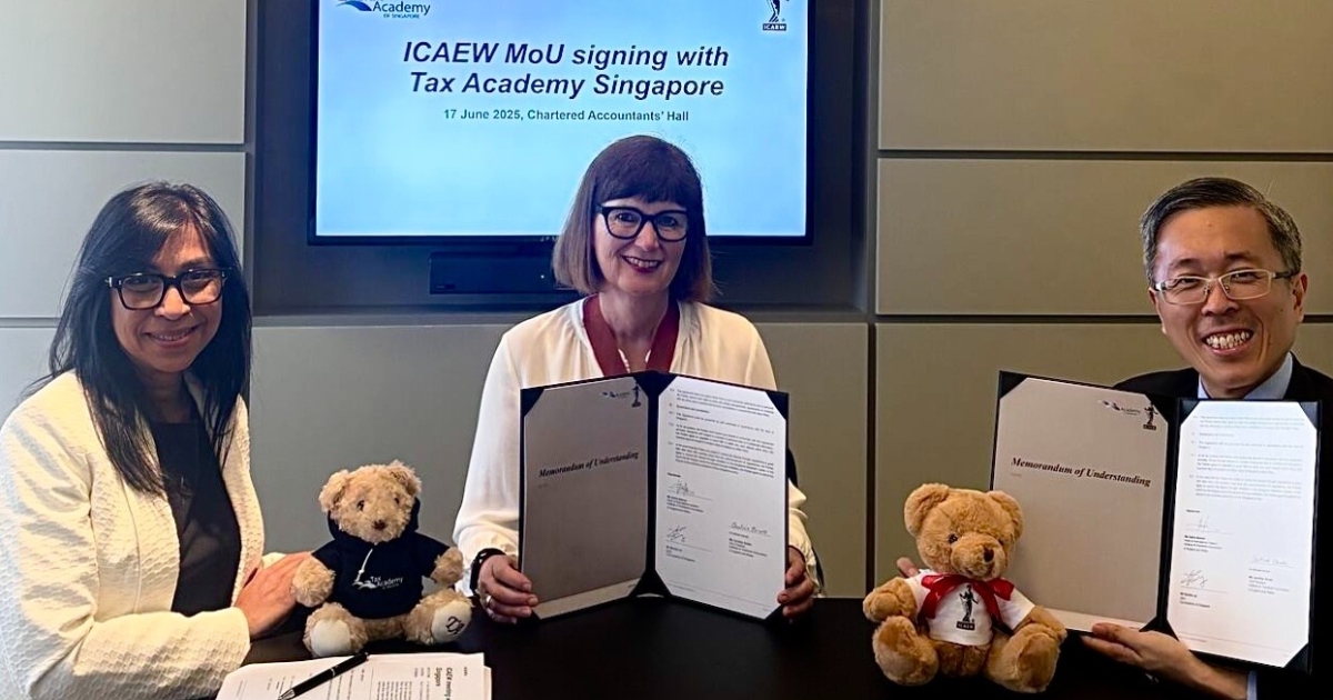 Tax Academy Singapore, ICAEW to advance expertise and innovation in ...