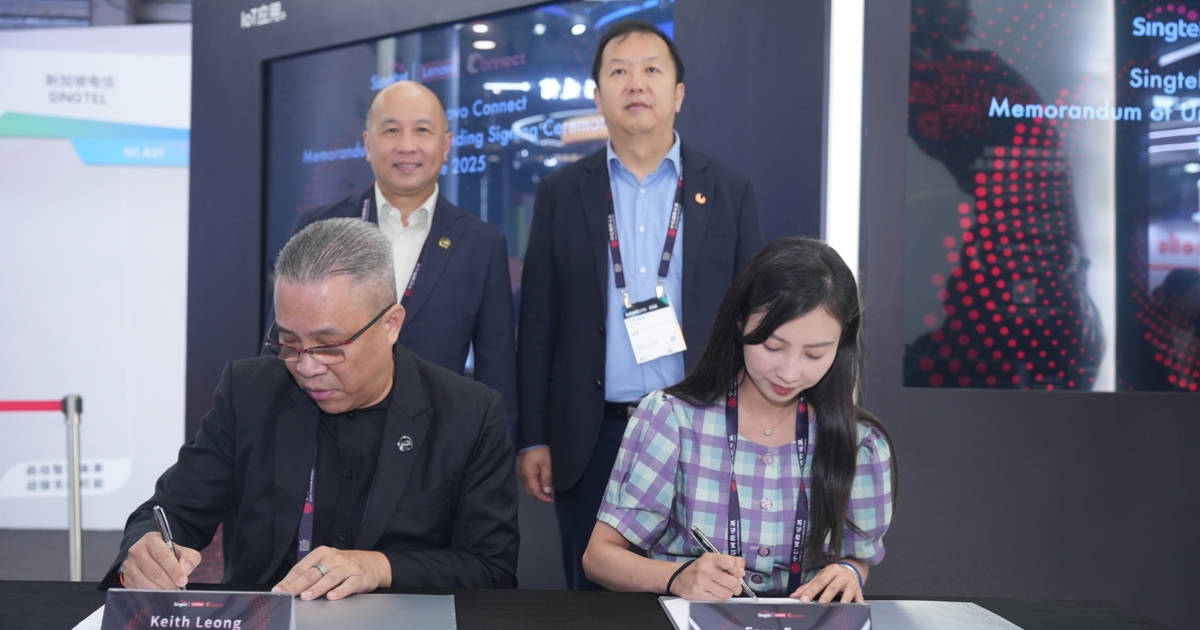 Singtel launches global IoT connectivity solution with floLIVE and Lenovo Connect | Singapore ...