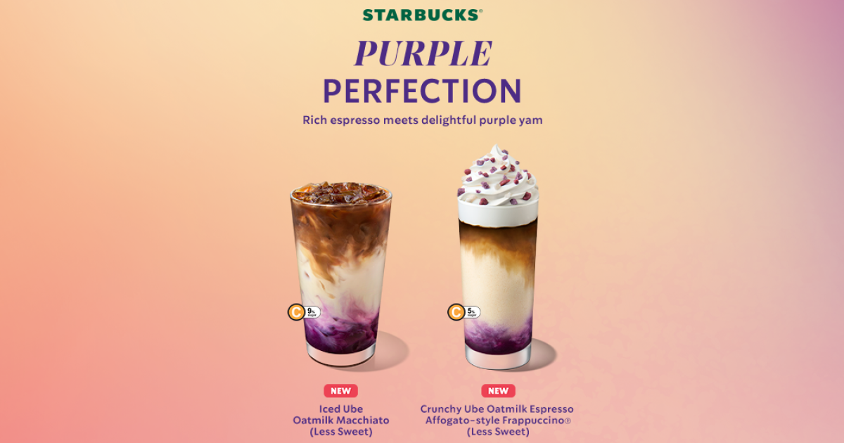 Starbucks Singapore is serving new ube-based drinks | QSR Media