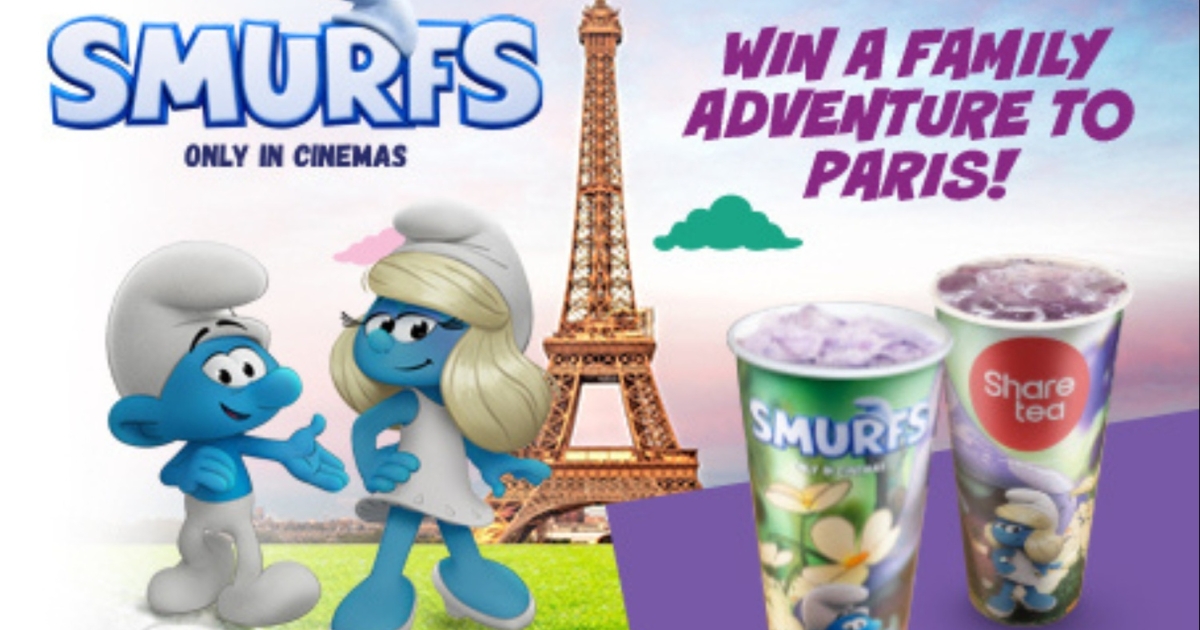 Sharetea and SMURFS to launch limited-time drinks in tie-in campaign ...