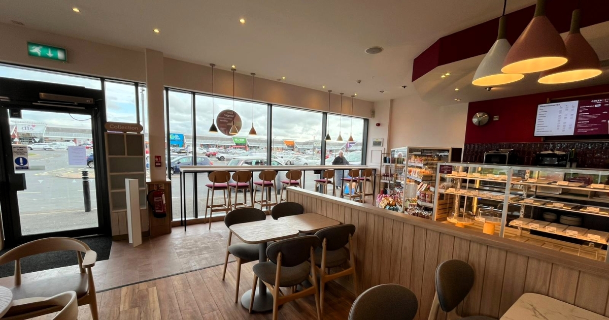 Costa Coffee unveils new look for Heathfield Retail Park site | QSR Media