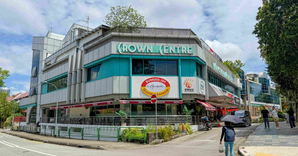 Portfolio of 16 Crown Centre retail and F&B units for sale at $33.8m ...