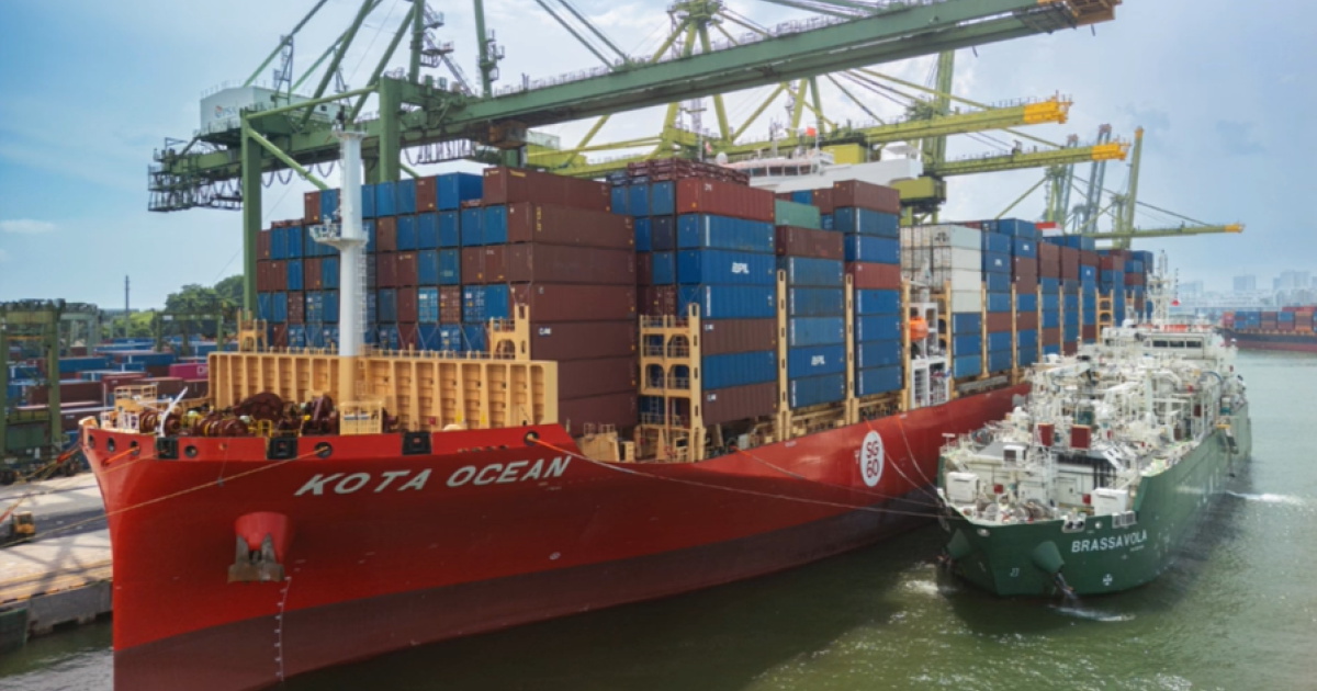 PIL completes cargo and LNG bunkering for Kota Ocean | Marine ...