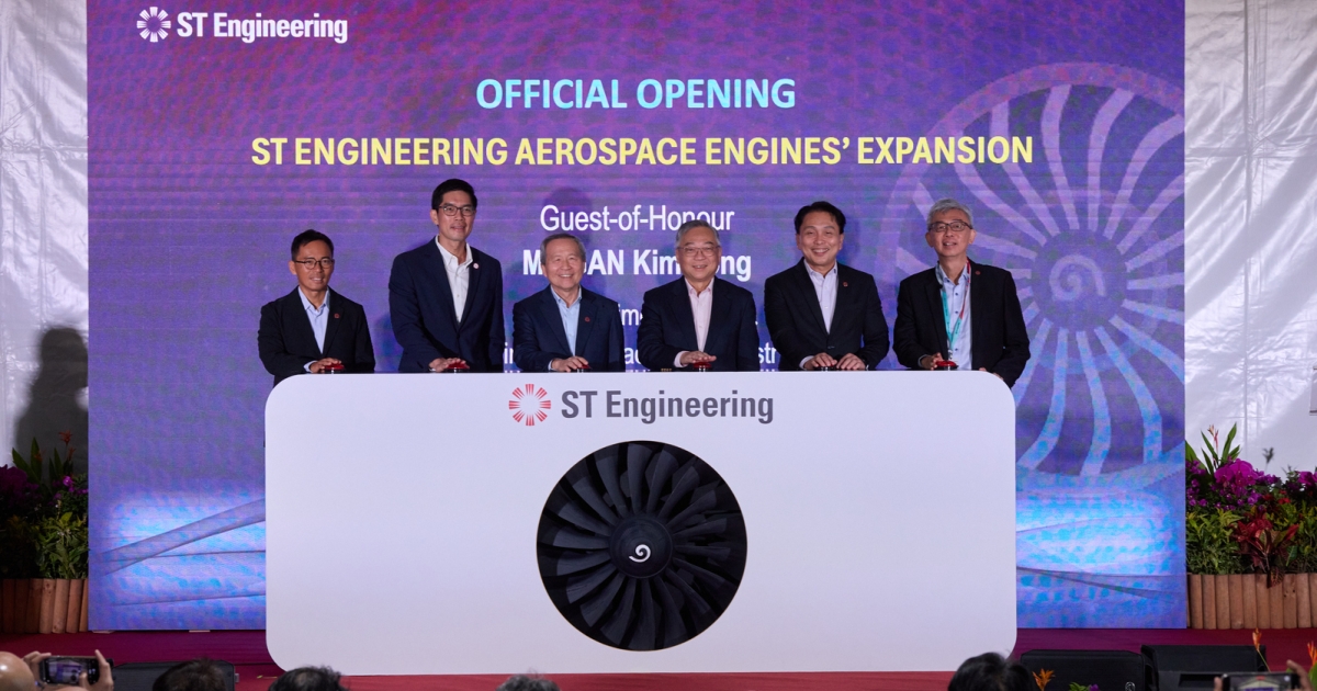 ST Engineering opens new engine MRO facility | Singapore Business Review