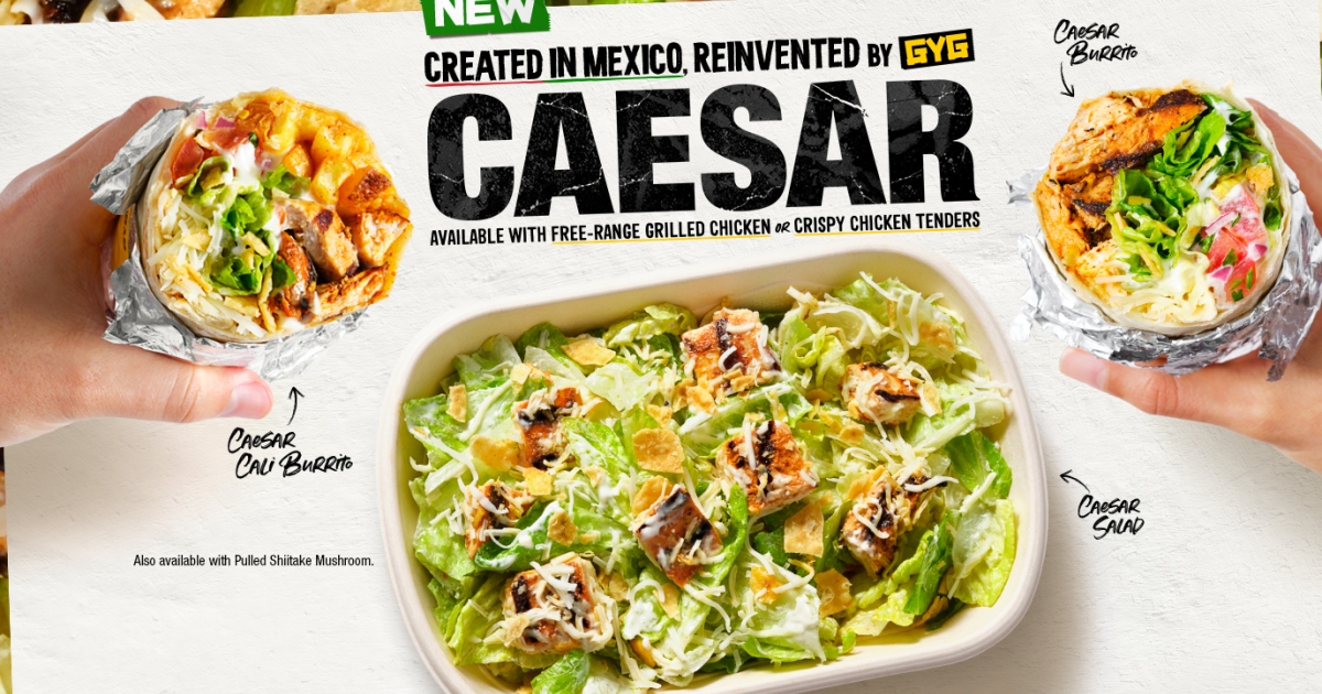 GYG unveils Caesar menu | QSR Media