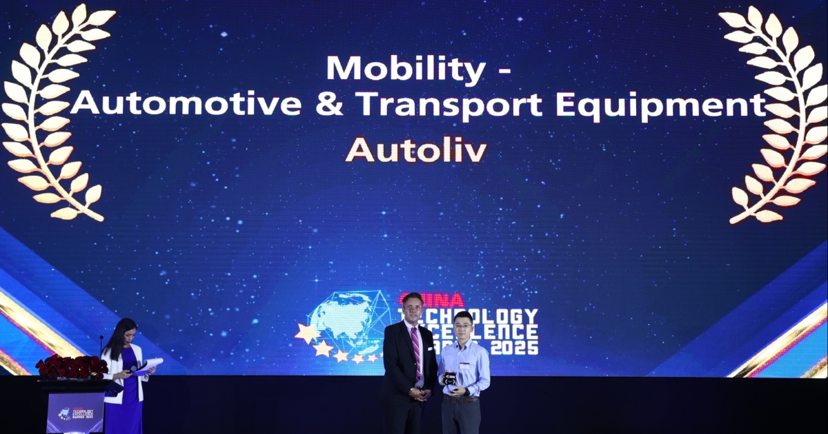 Autoliv wins at Asian Technology Excellence Awards 2025 for occupant ...