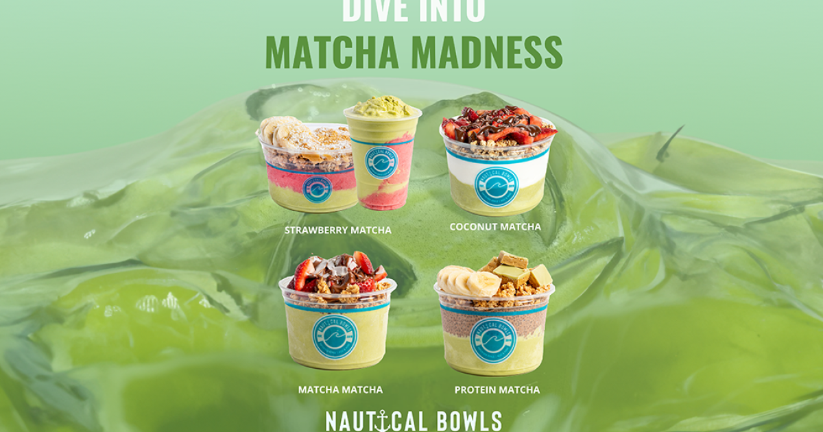Nautical Bowls launches new Matcha Madness range across Australia | QSR Media