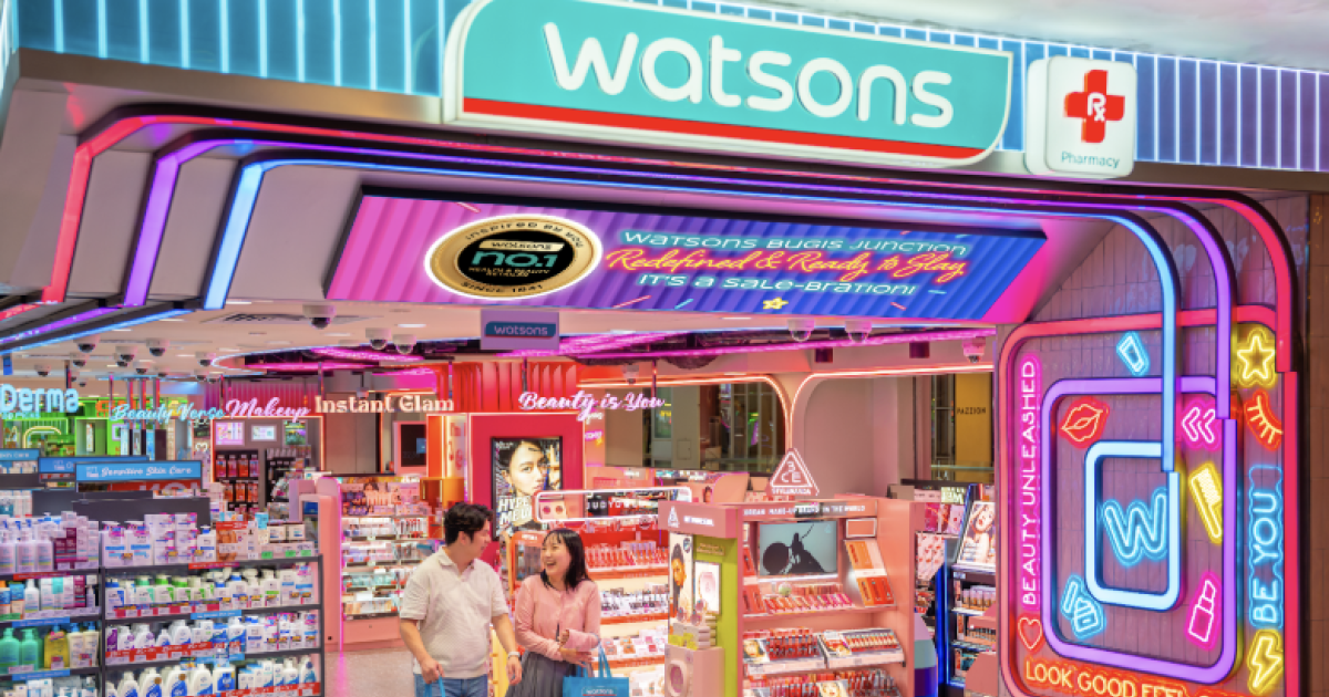 Watsons opens new beauty and wellness store at Bugis Junction | Retail Asia