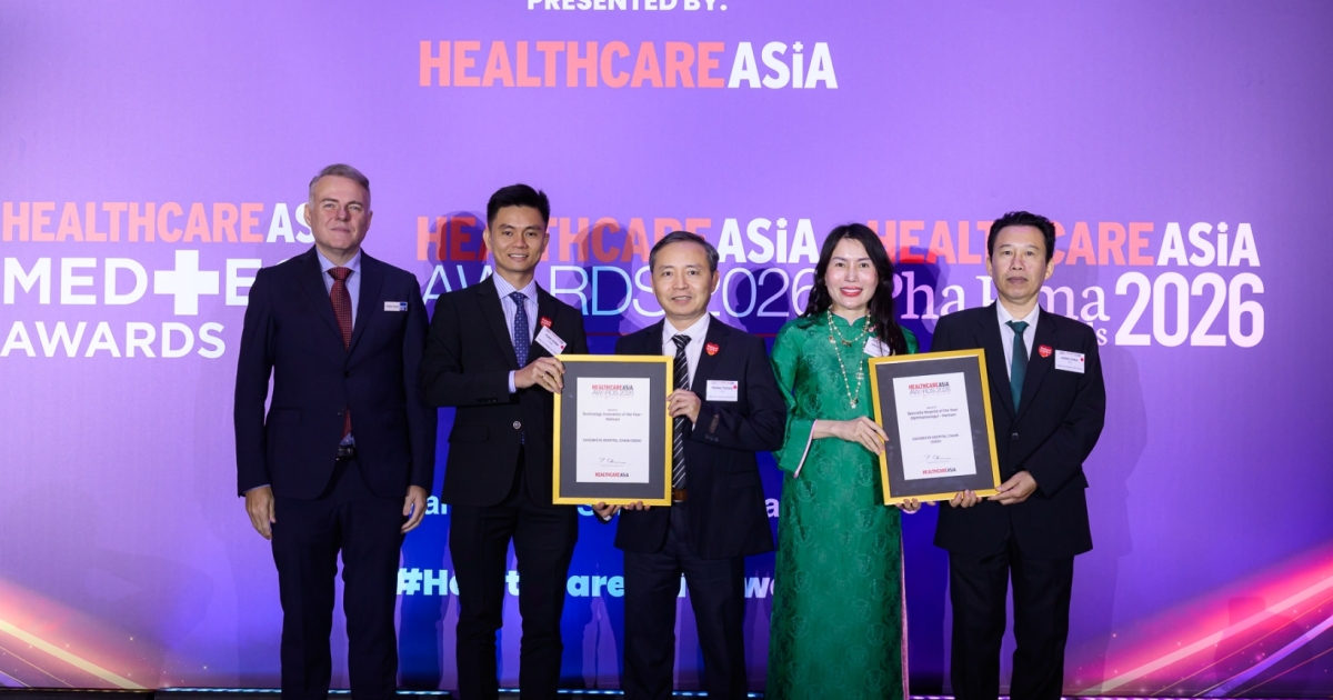 Saigon Eye Hospital Chain (SGEH) receives accolades at Healthcare Asia ...